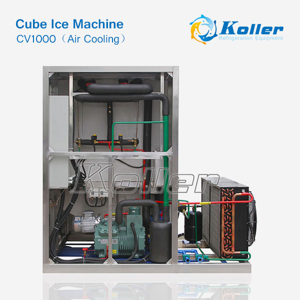 Cube Ice maker 1 ton per day Air cooling|China Industrial Ice Maker ...