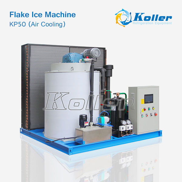 Flake Ice Machine 5 ton per day with air cooling, Industrial Ice Maker ...
