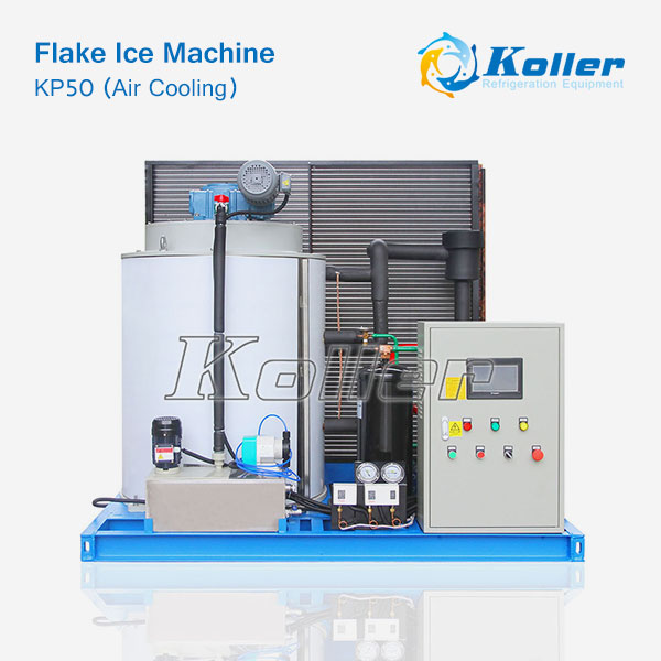 Flake Ice Machine 5 ton per day with air cooling, Industrial Ice Maker ...