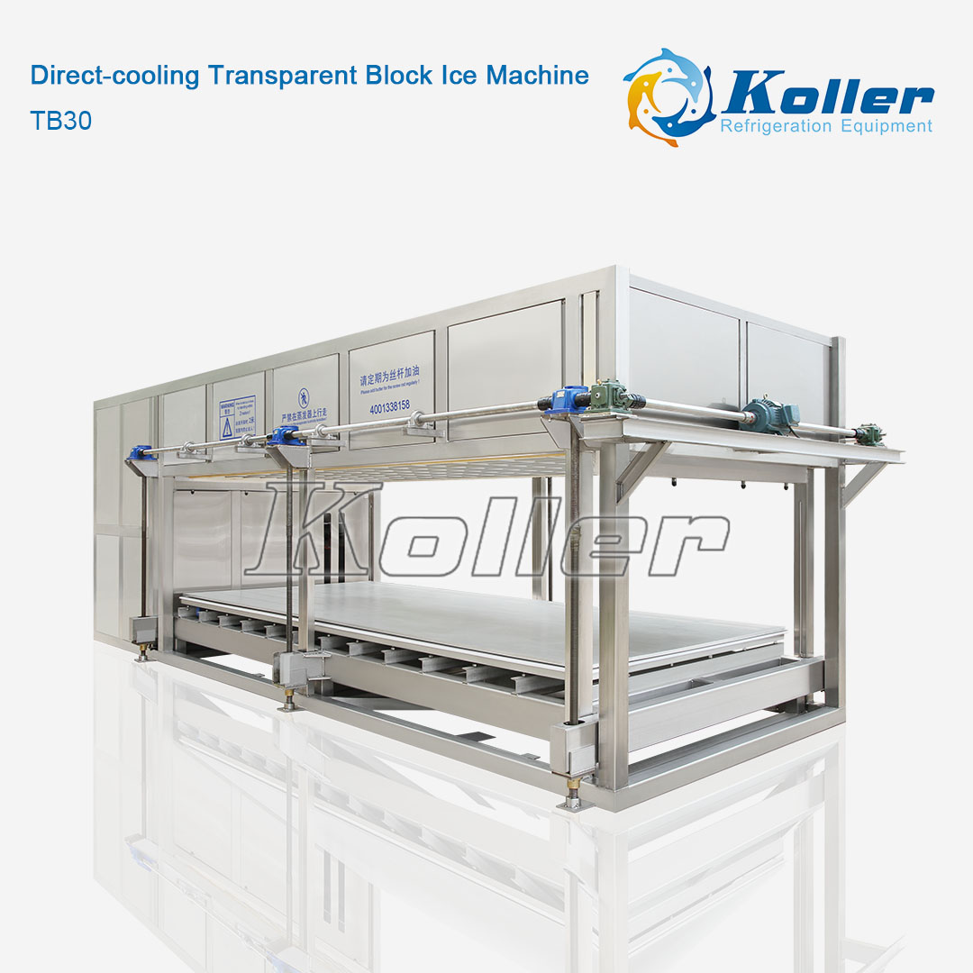 Transparent Block Ice Machine—TB10 | Koller Industrial ice block maker ...