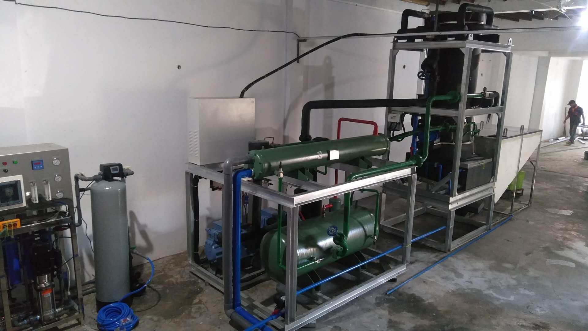 10tons tube ice machine & cold room in Indonesia | Guangzhou Koller