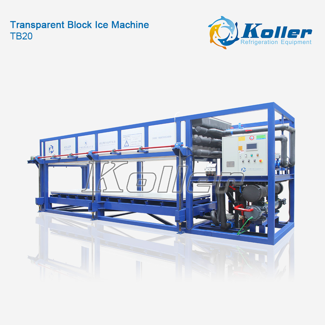 Direct-cooling Transparent Block Ice Machine TB20 (2 Tons Per Batch ...