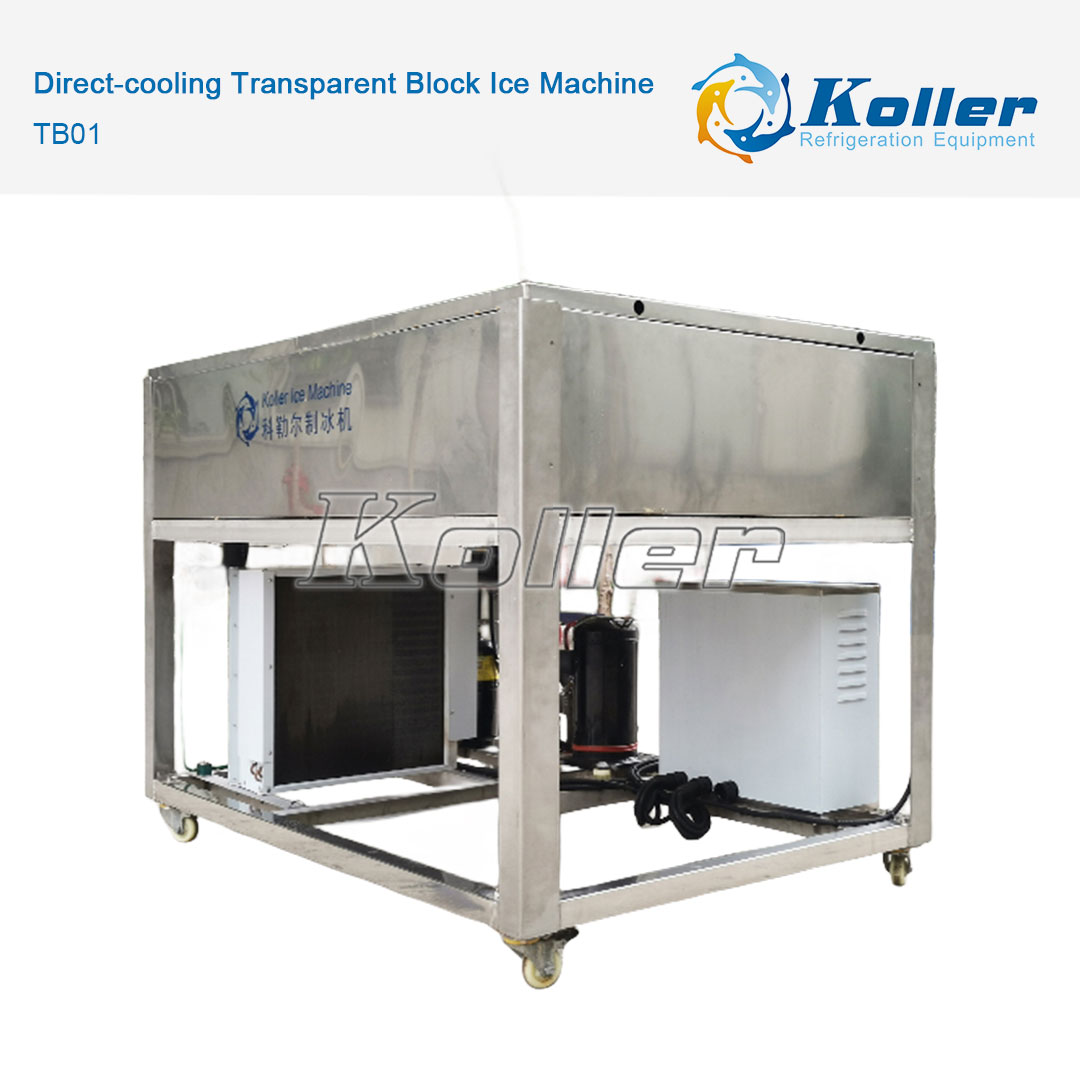 Direct-cooling Transparent Block Ice Machine—TB01 | Guangzhou Koller