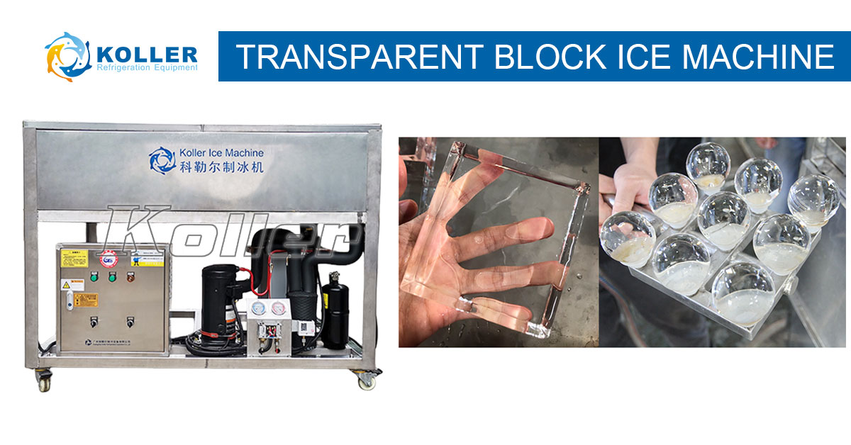 Direct-cooling Transparent Block Ice Machine—TB01 | Guangzhou Koller